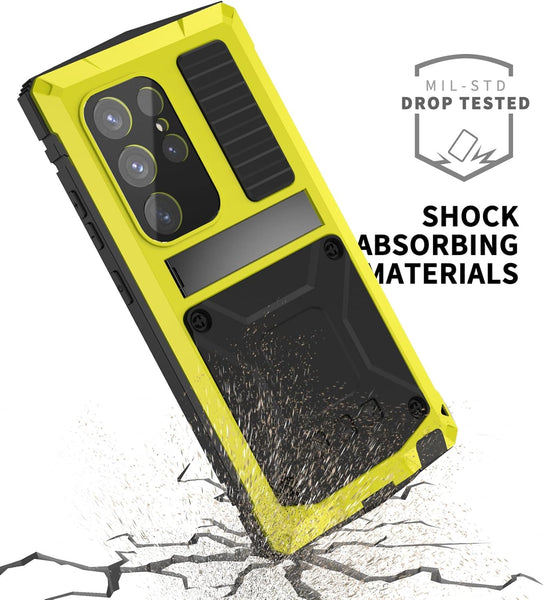 Galaxy S25 Aluminum Metal Heavy Duty Military Grade Case – Redpepper Cases