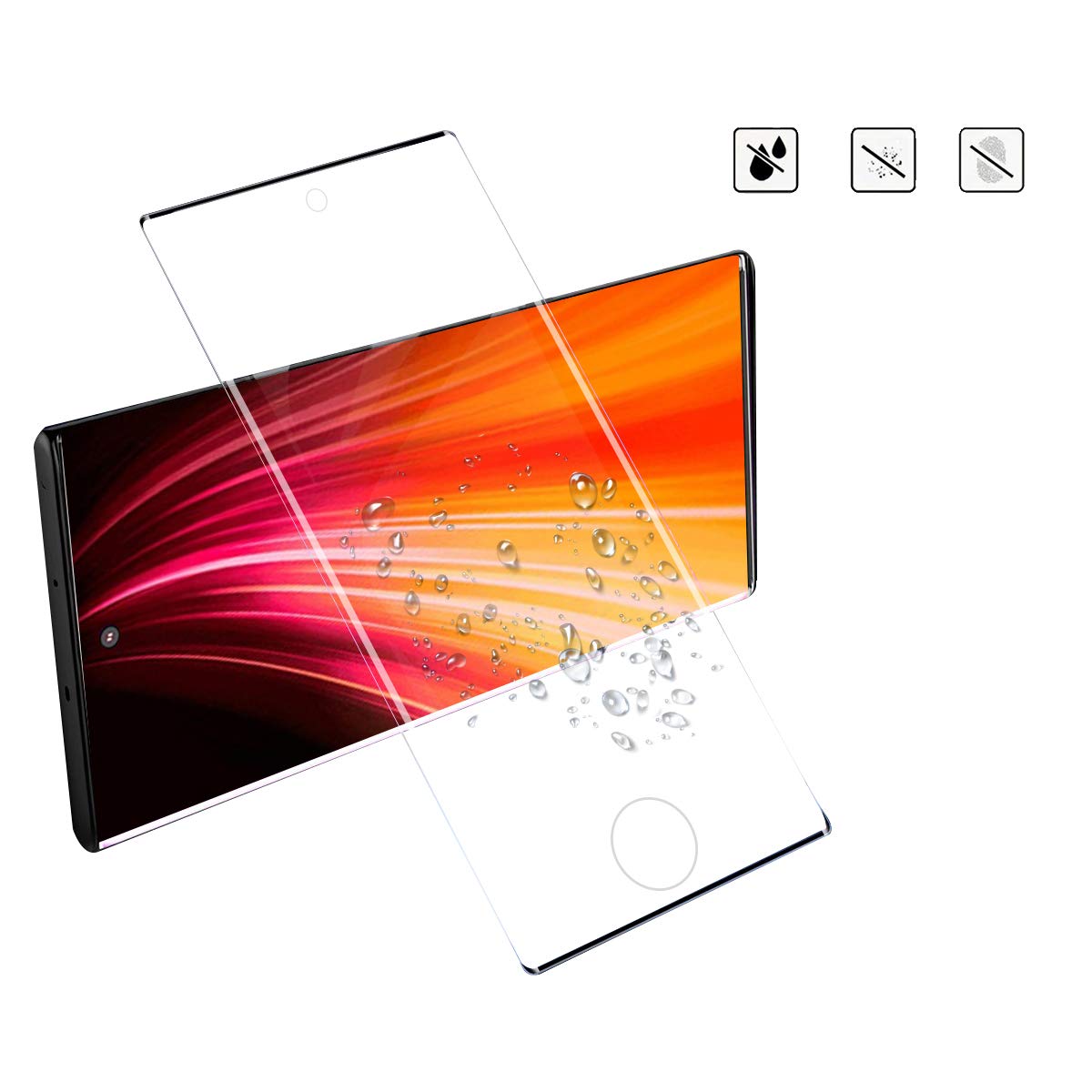 Galaxy Note 10 Plus Screen Protector | Note 10 Plus Tempered Glass ...